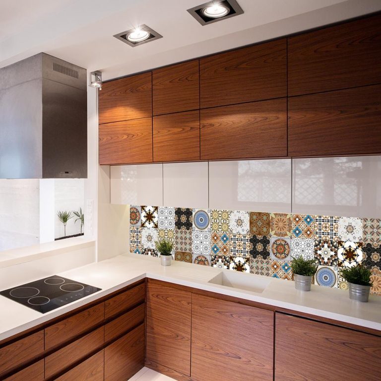 Fototapeta kuchenna z motywem marokańskich kafelek